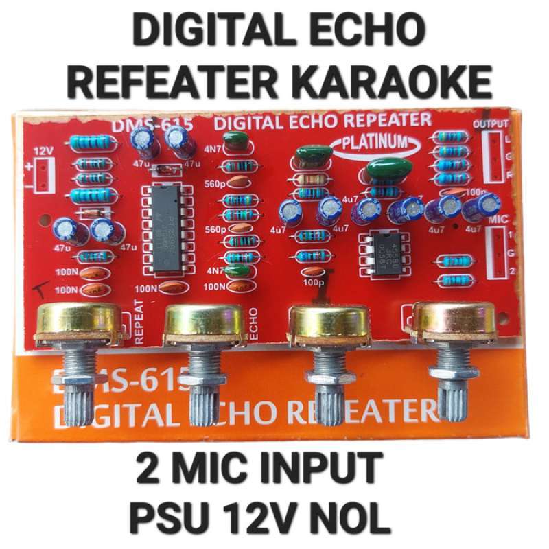 Jual Dms 615 Digital Echo Karaoke 2 Mic 12v Dc Nol Refeat Gema Ori Platinum Di Seller Circlet ...
