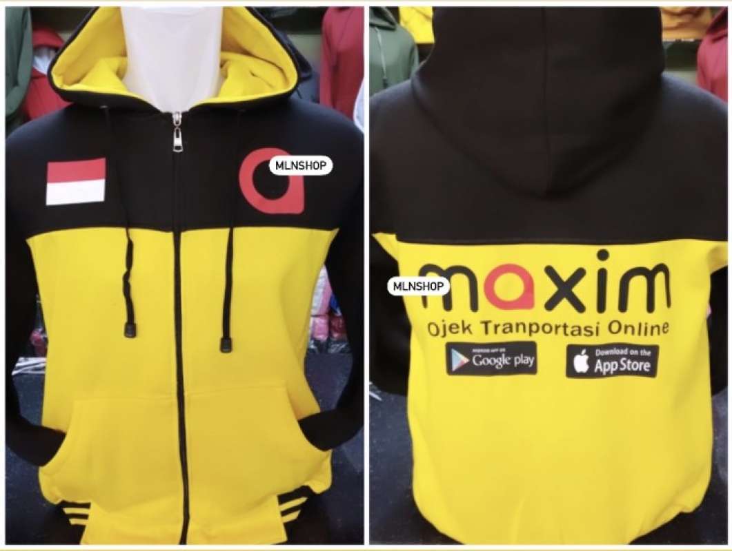 Jual Jaket Maxim Terbaru Kualitas Terbaik Ojek Transportasi Online ...