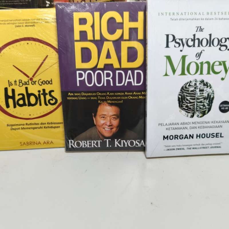 Promo Ori Paket 3 Buku The Psychology Of Money Rich Dad Poor Dad Is It ... Promo Ori Paket 3 Buku The Psychology Of Money Rich Dad Poor Dad Is It ...