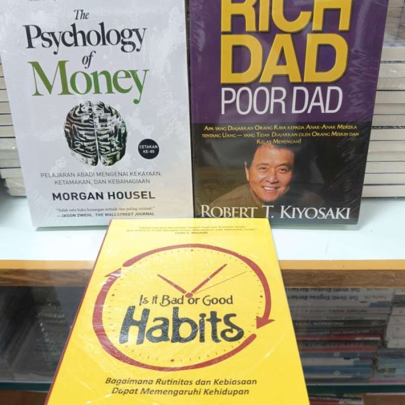 Promo Ori Paket 3 Buku The Psychology Of Money Rich Dad Poor Dad Is It ... Promo Ori Paket 3 Buku The Psychology Of Money Rich Dad Poor Dad Is It ...