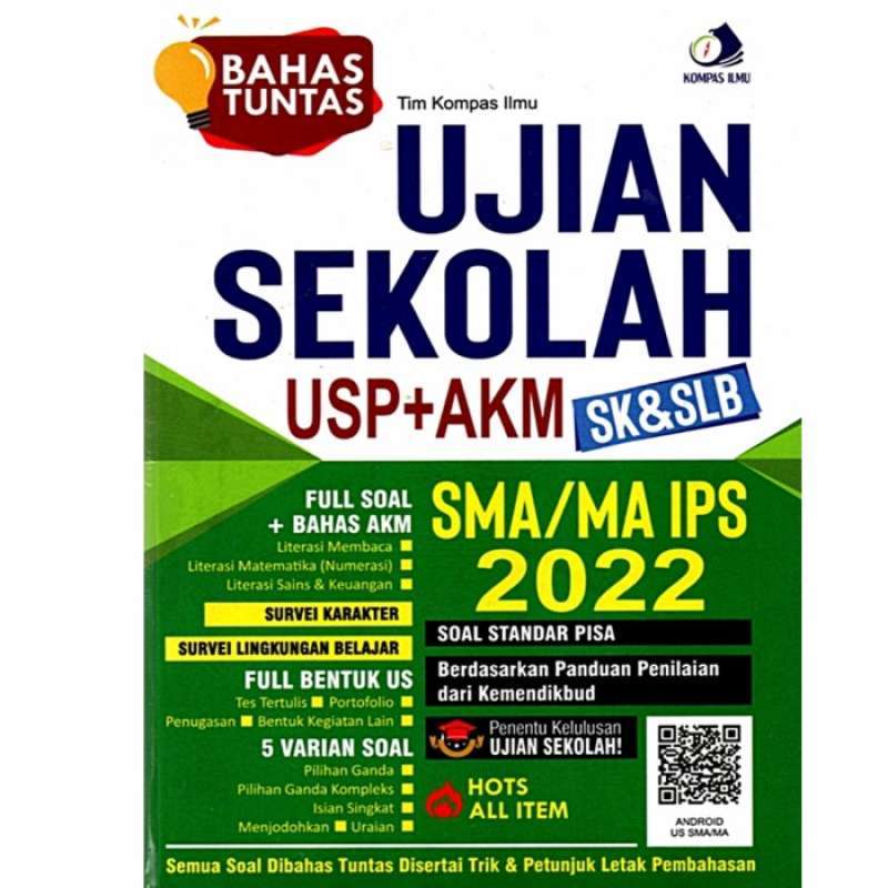 Promo Ori Buku Bahas Tuntas Ujian Sekolah Usp+akm Sma/ma Ips 2022 - Tim Kompas Diskon 26% Di ...
