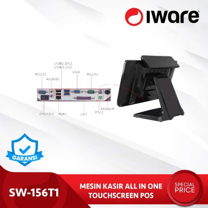 Promo Mesin Kasir All In One Touchscreen Pos System Pc Iware Sw-156t1 Promo Diskon 2% Di Seller ...