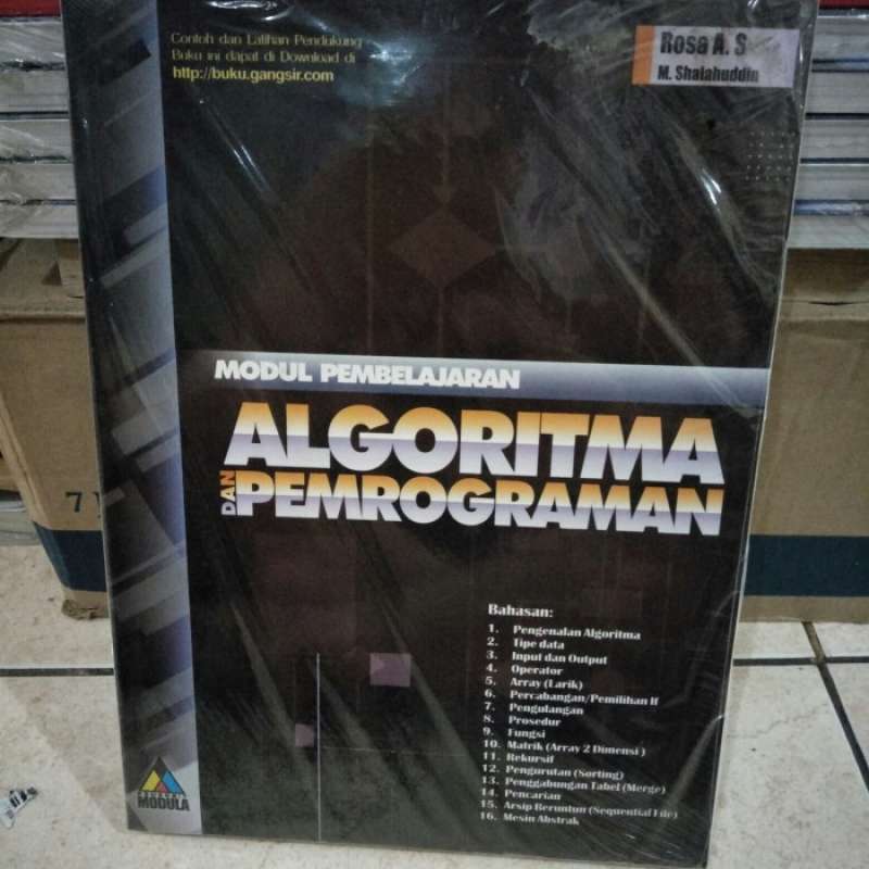 Promo Ori Modul Pembelajaran Algoritma Dan Pemrograman Diskon 26 Di