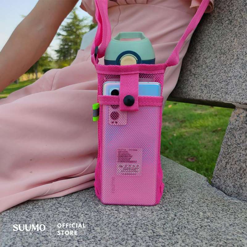 Jual Suumo Tas Tumbler Sling Bag Model Jaring Kantung Botol Minum ...