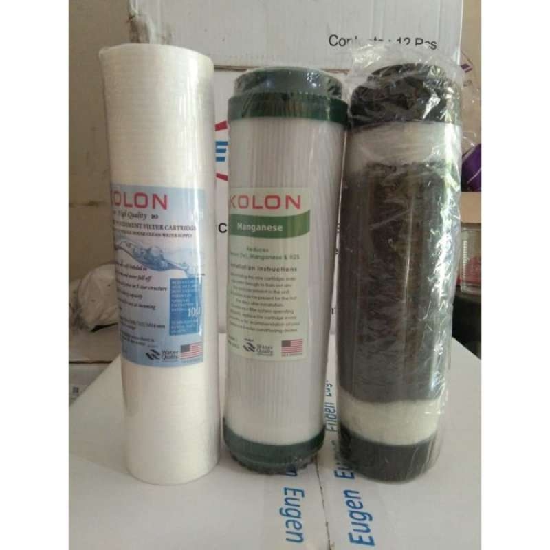 Promo Refill Paket Besi Filter Air Untuk 3 Housing Diskon 23% Di Seller ...