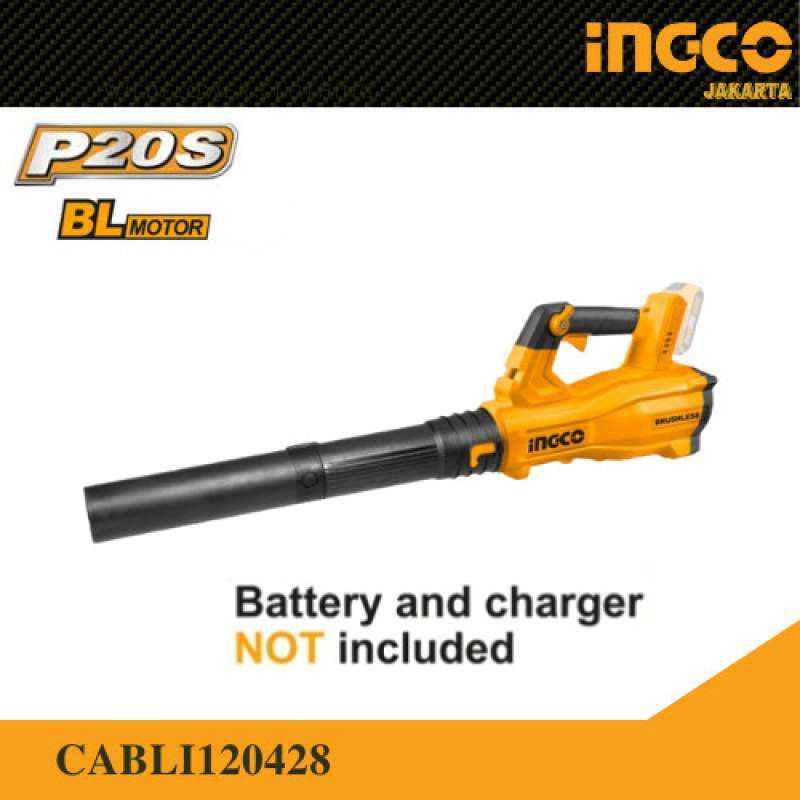 Jual Blower Cordless 20v Brushless (8.5m³/min) Ingco Cabli20428 Angin Daun Di Seller Ingco ...