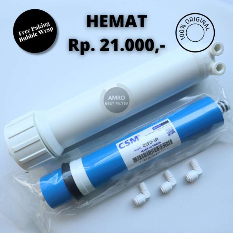 Promo Beli Membran 100 Gpd & Housing Free 3 Elbow Diskon 23% Di Seller ...