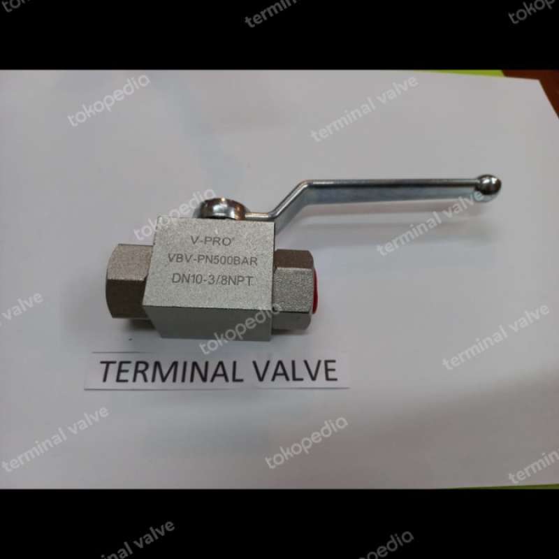 Promo Ball Valve Hydraulic 3/8/ball Valve Hight Pressure 3/8/kran Pn500 ...