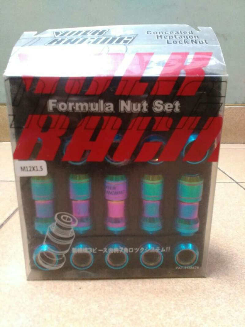 Promo Baut Roda Besi Variasi Mobil Volk Pelangi Diskon 23% Di Seller ...