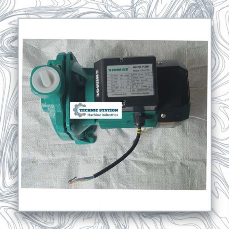 Promo Cpm130 Cpm 130 Shimge Pompa Air Centrifugal 0.5hp Pompa ...