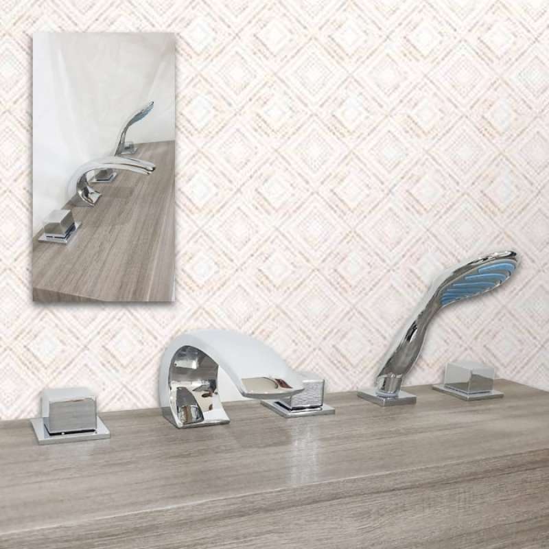 Promo Kran Bathtub 5 Lubang Design Luxury / Kran Bathtub Tanam Diskon ...