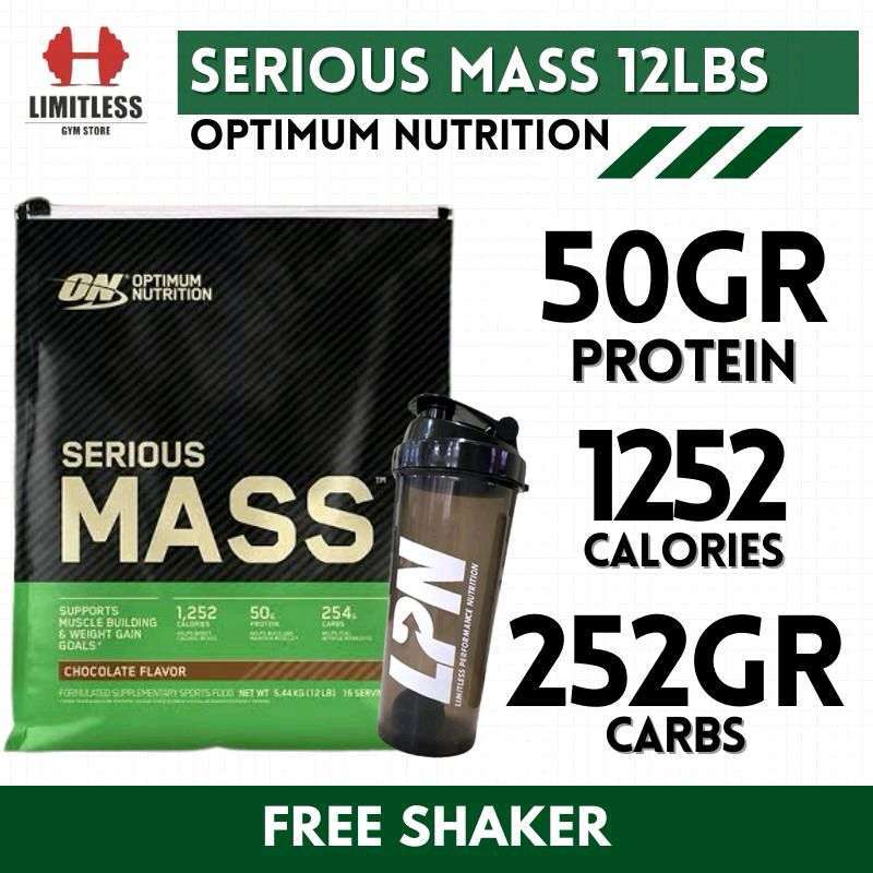 Jual Optimum Nutrition On Serious Mass Gainer 12 Lbs 12lb 5,5kg ...