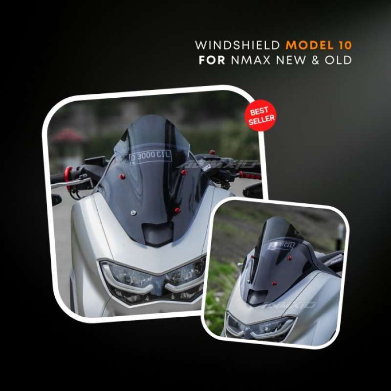 Promo Windshield Model 10 - All New Nmax 2020 Diskon 23% Di Seller ...
