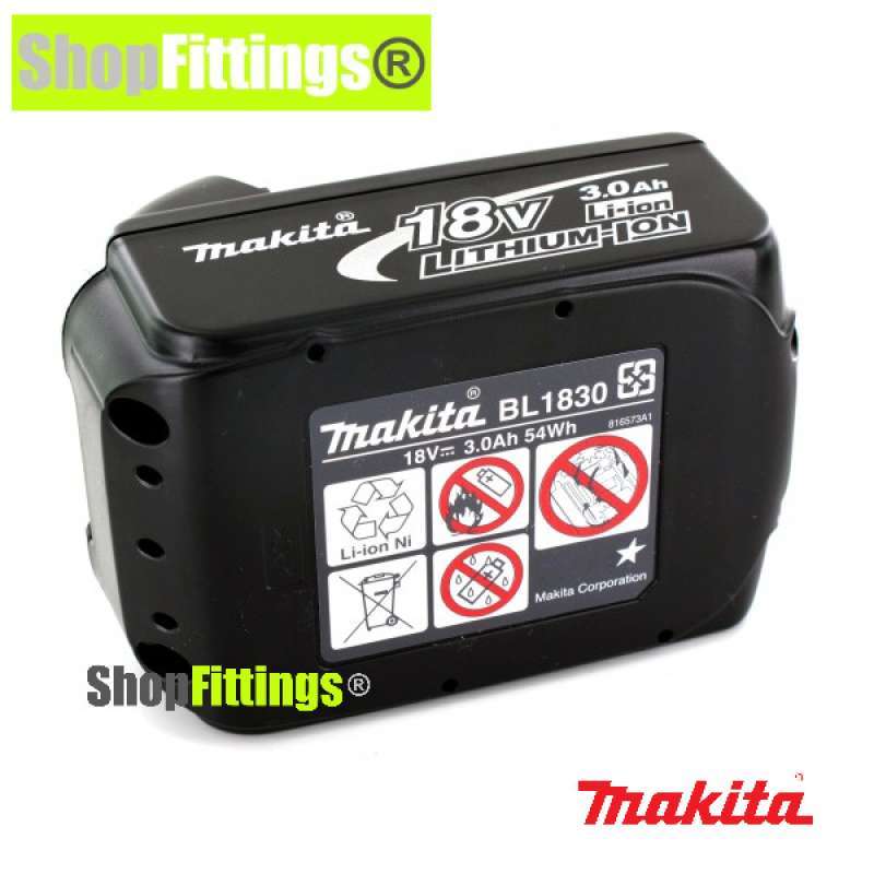 Promo Makita Battery Bl 1830 B 18v Lxt Lithium Ion 3.0ah Baterai X 1 ...