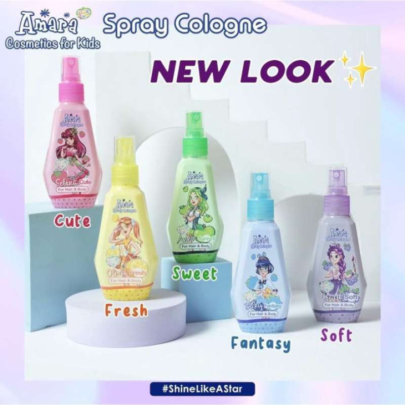 Jual Amara Spray Cologne / Parfum Anak Spray Isi 100ml Bisa Untuk Badan ...