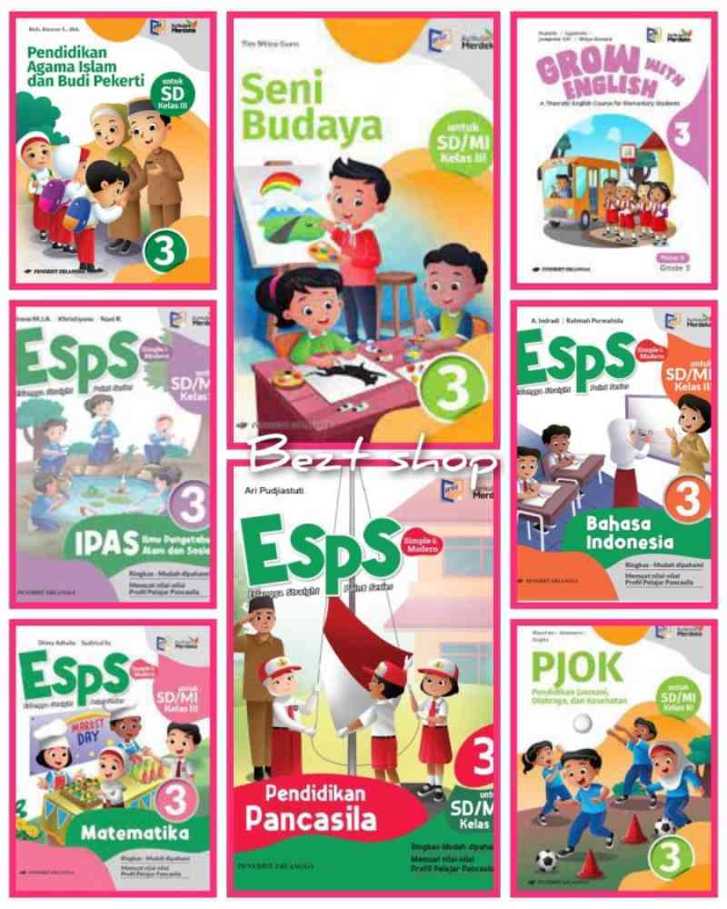Jual Buku Paket Kelas Iii-3 Sd/mi Kurikulum Merdeka - Erlangga - Seni Budaya Di Seller Winter ...