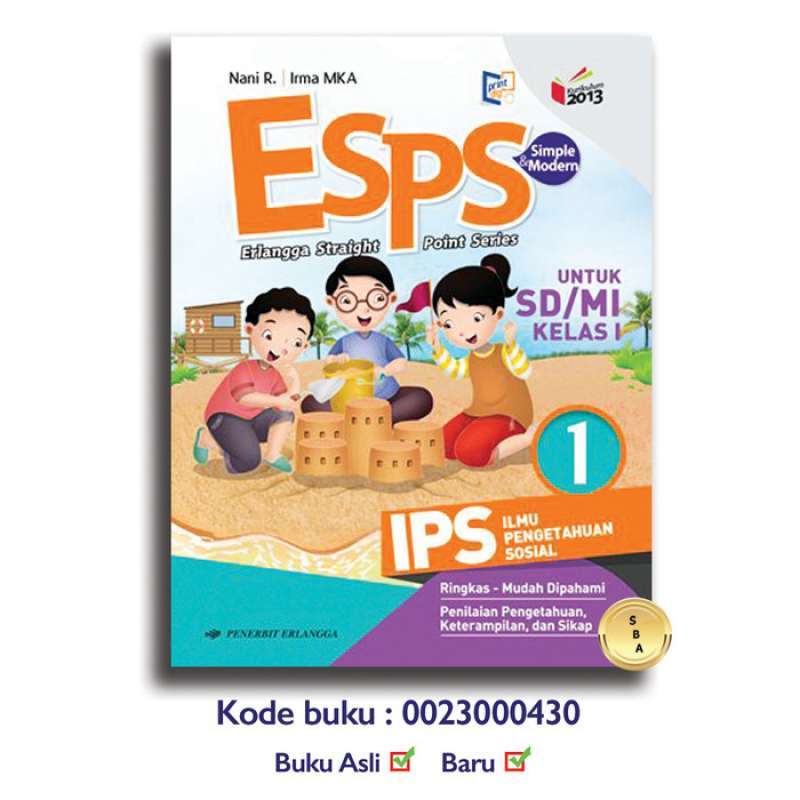 Jual Buku Esps Sd Kelas 1 2 3 Ipa Ips Matematika Bahasa Ppkn K13n ...