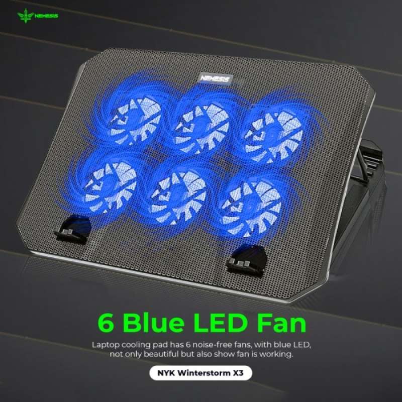 Promo Gaming Notebook Cooling Pad Nemesis X-3 Winterstorm Fan Diskon 23 ...
