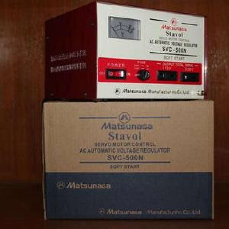 Promo Stabilizer Matsunaga 500watt 500 Watt 500w Stavol Svc 500n Diskon 23% Di Seller Lepimu ...