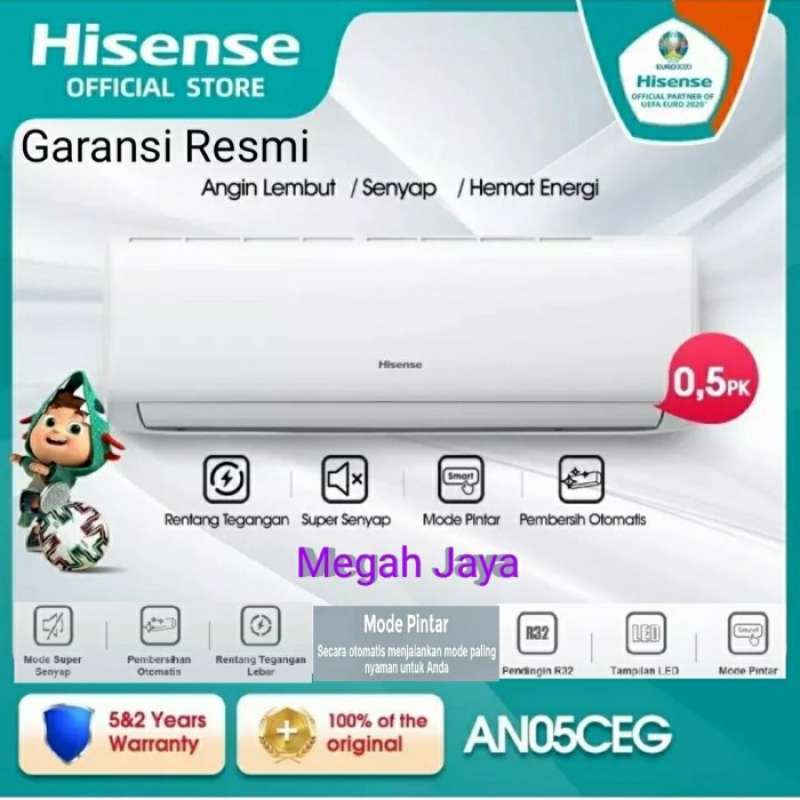 Promo Ac Hisense 1/2 Pk An05ceg Super Coll R32-05ceg Garansi Resmi ...