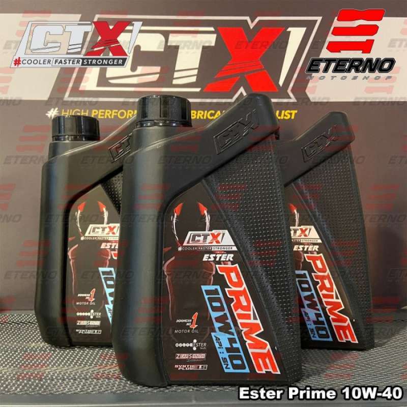 Promo Ester Prime Ctx 10w-40 Oli Racing Moge Full Sintetik Ester 1000 ...