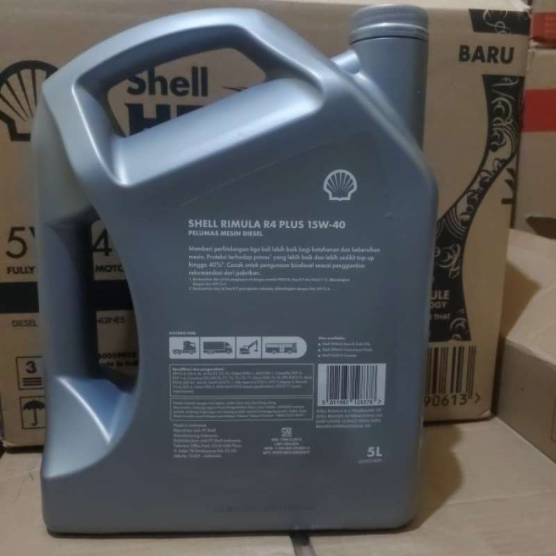 Promo Shell Rimula R4x 15w-40 Oli Mobil Mesin Diesel 1 Dus Diskon 23% ...