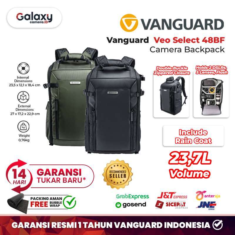 Jual Vanguard Veo Select 48bf Camera Backpack Veo Select 48 Bf Resmi Di Seller Galaxy Camera ...