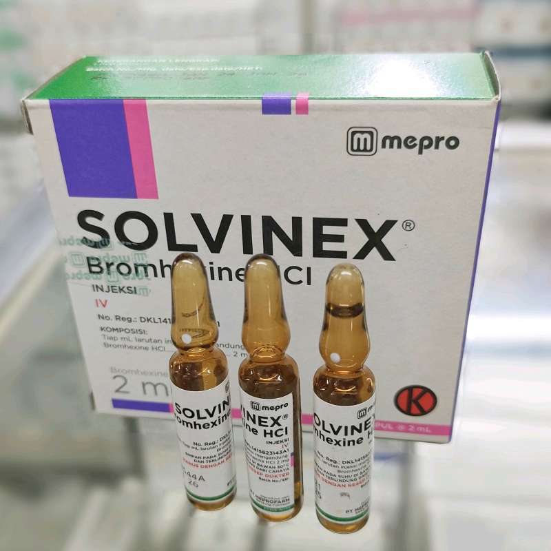 Jual Original Solvinex 2mg/ml I.v Satuan Ampull = Bisolvon ) Di Seller ...