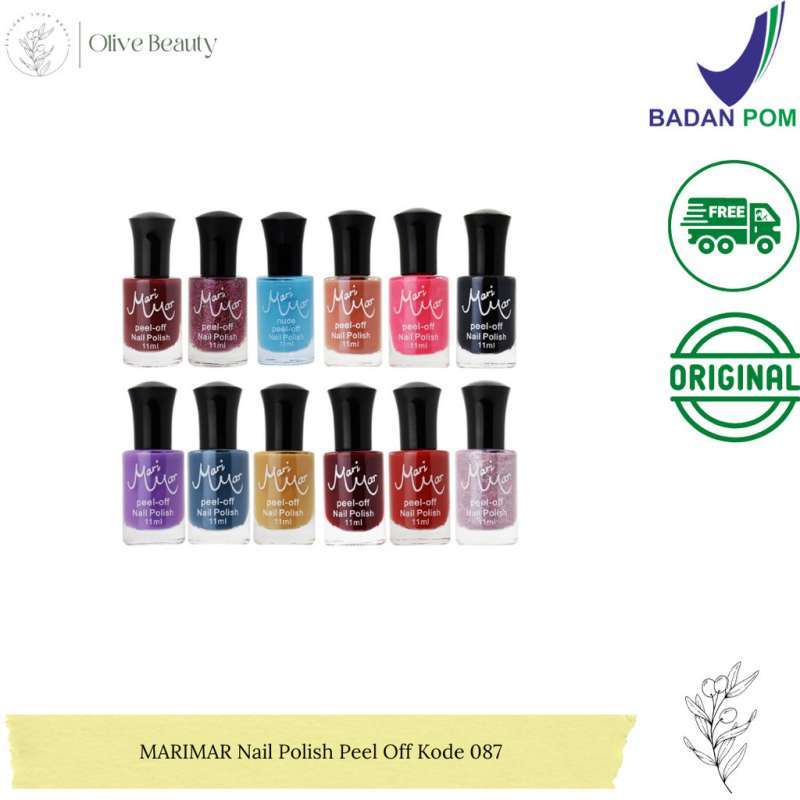 Jual Marimar Nail Polish Peel Off Kode 087 - 087-06 Di Seller Olive ...