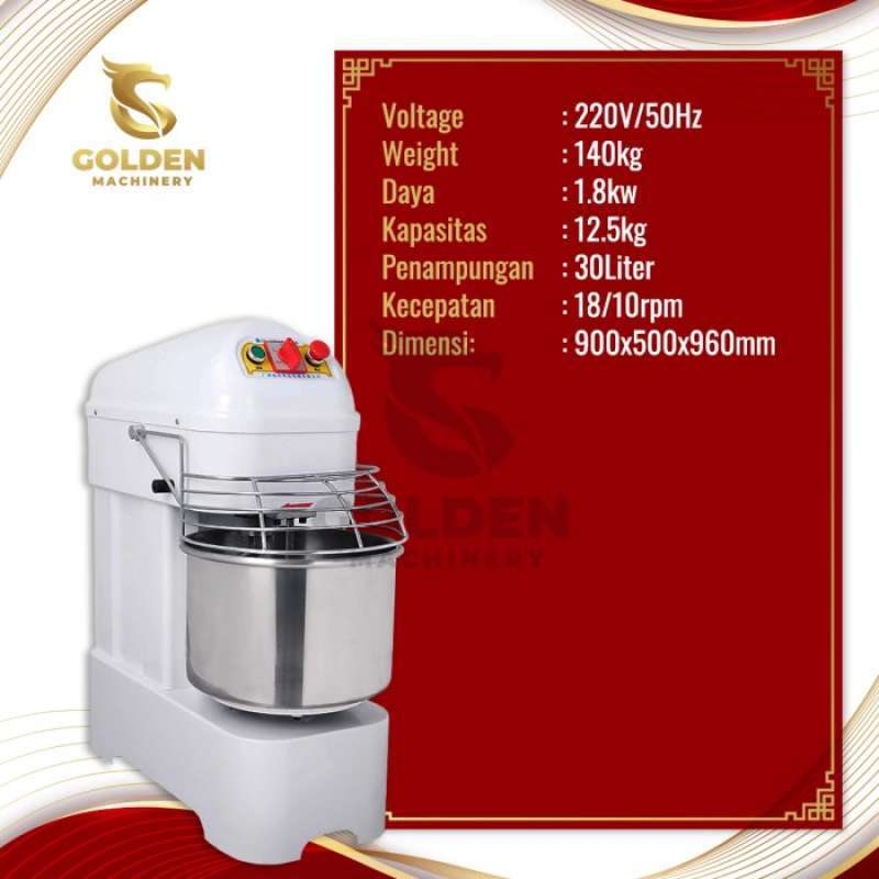 Promo Spiral Mixer/pengaduk Adonan Roti Kalis/mixer Roti 20liter ...