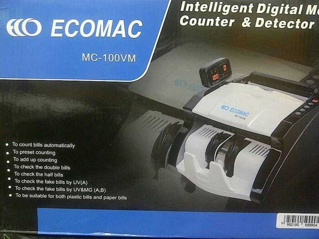 Promo Ecomac Mc-100vm - Mesin Hitung Uang / Bill Money Counter Diskon ...