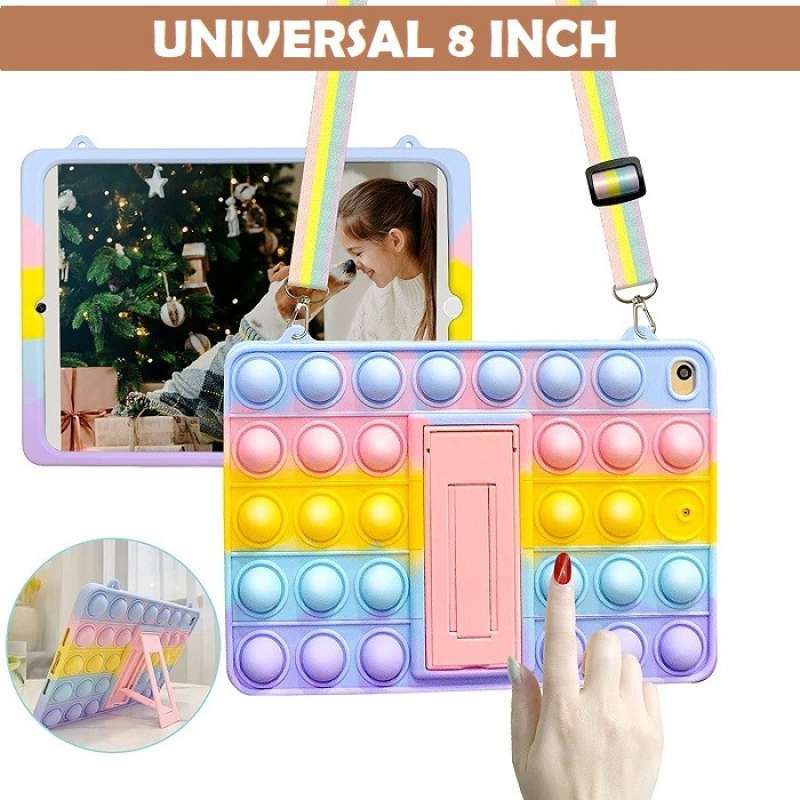 Promo Advan Tab Gallilea 8 Bubble Case Anak Kids Cover Pop It Silikon Casing Diskon 23% Di ...