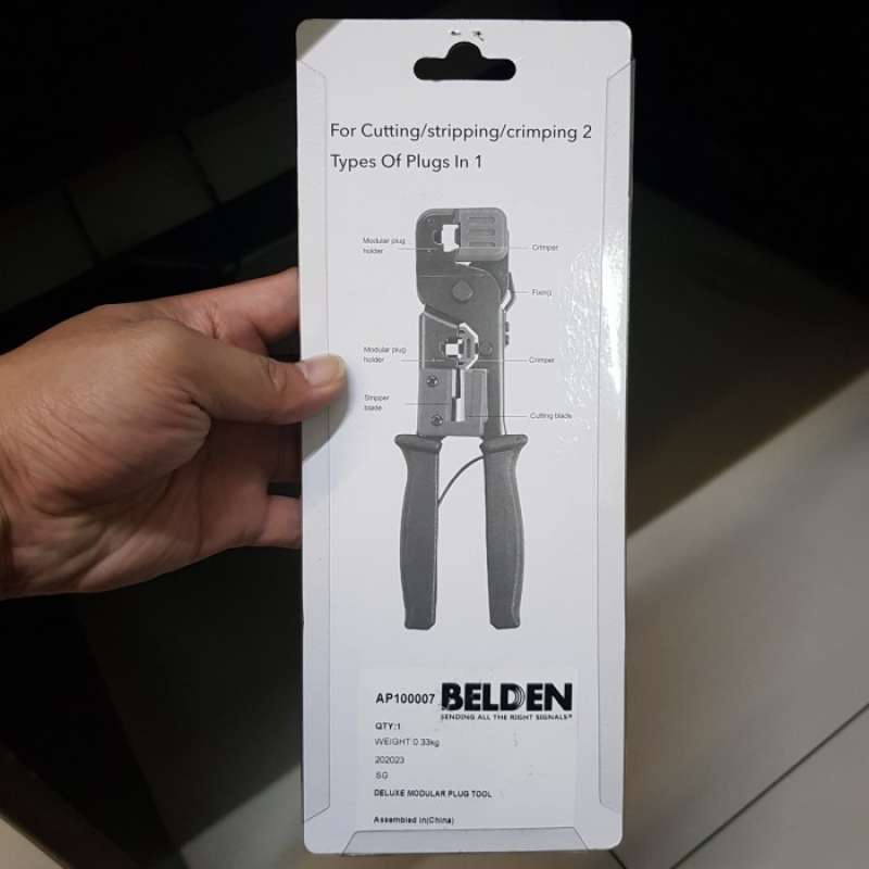 Promo Belden Tang Crimping Rj45 + Rj11 (data + Telepon) Ap100007 Diskon ...
