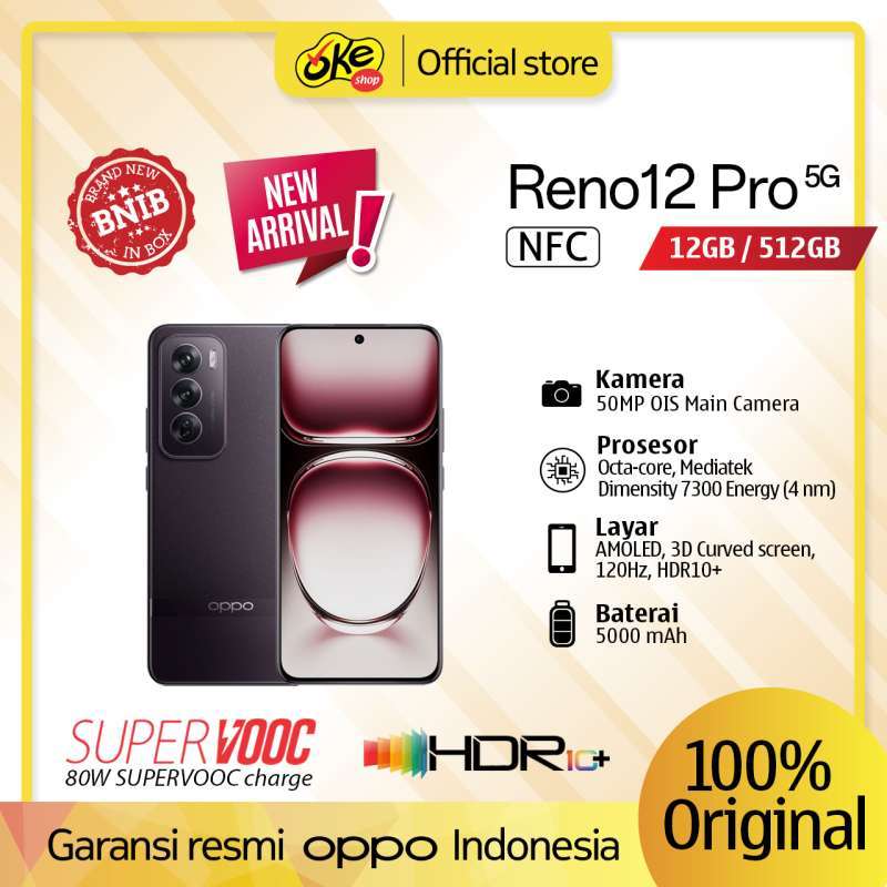 Jual Oppo Reno12 5g | Reno 12 Pro 5g 12gb/256gb 12gb/512gb Garansi ...