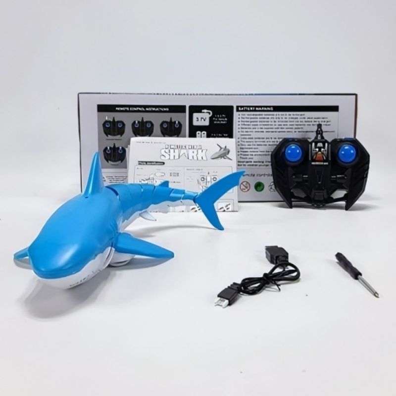 Promo Rc shark remote control 24ghz renang di air baterai cas anak laki ...