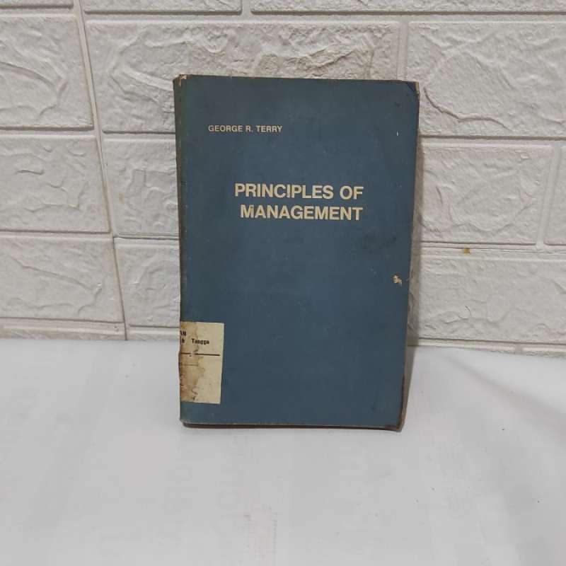 Jual Principles Of Management George R. Terry Di Seller Regstore ...