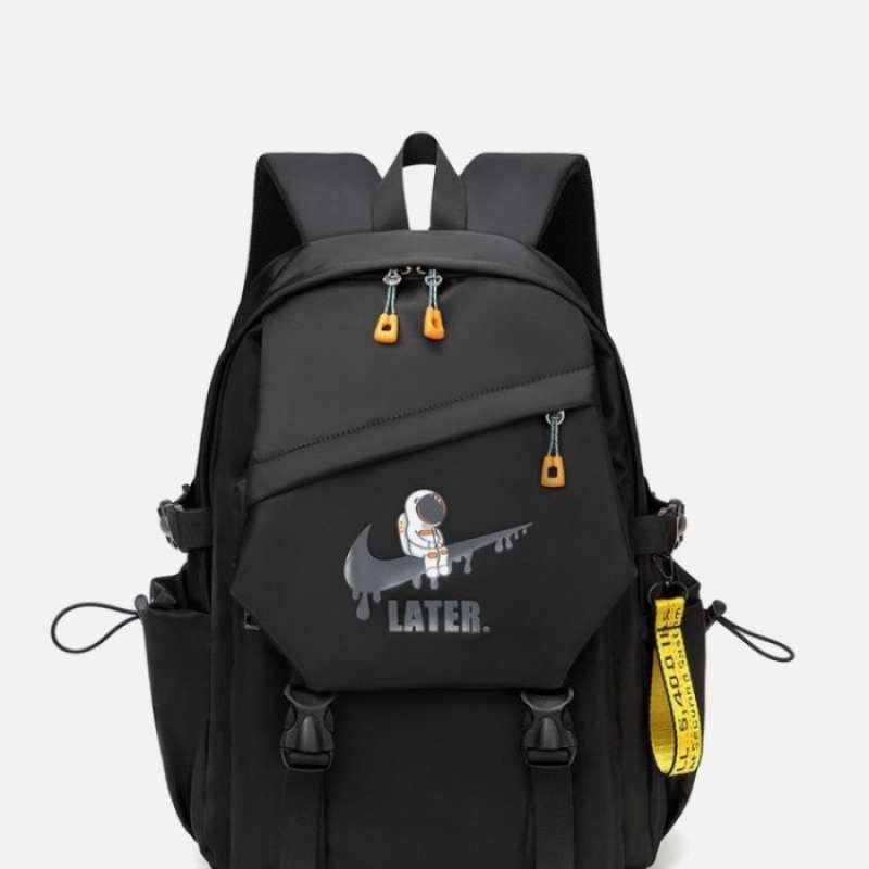 Promo Tas Anak Laki Laki Sekolah Sd Pria Keren Model Ter - Hitam - Khaki Diskon 10% Di Seller ...