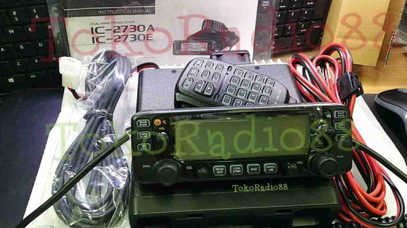 Promo Icom Ic-2730 Rig Dual Bandnew Made In Japan Sale Diskon 2% Di ...