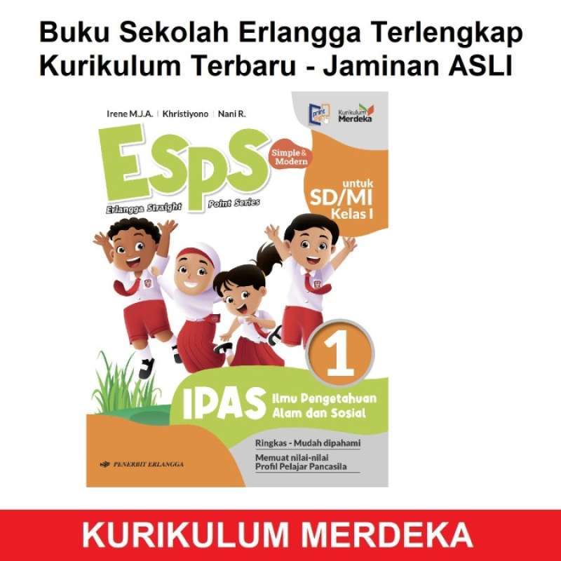 Jual Esps Ipas Sd 1 2 3 4 5 6 Vol 1 2 Kurikulum Merdeka Erlangga - 6 Sd Vol 2 Di Seller Rumix ...