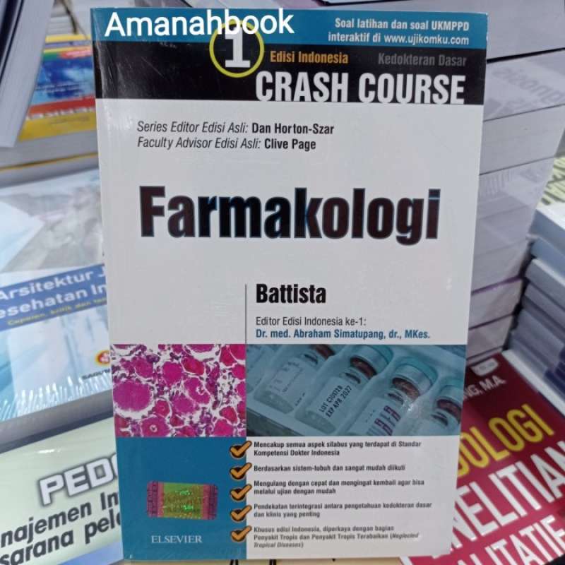 Jual Buku Crash Course Farmakologi Battista Edisi 1 Ori Di Seller Regstore Cengkareng Timur 