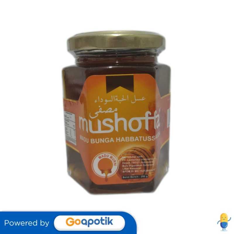 Jual Mushoffa Madu Bunga Habbatussauda 250 Gram Botol Di Seller Apotek ...