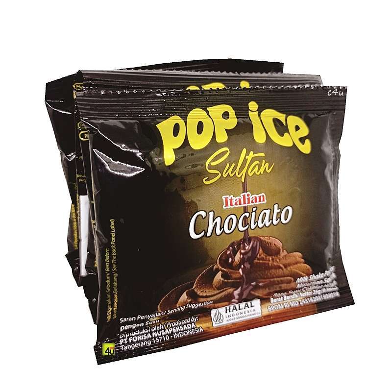 Promo Pop Ice Sultan - Milk Shake Powder - Paket 5 Sachet Diskon 11% Di ...