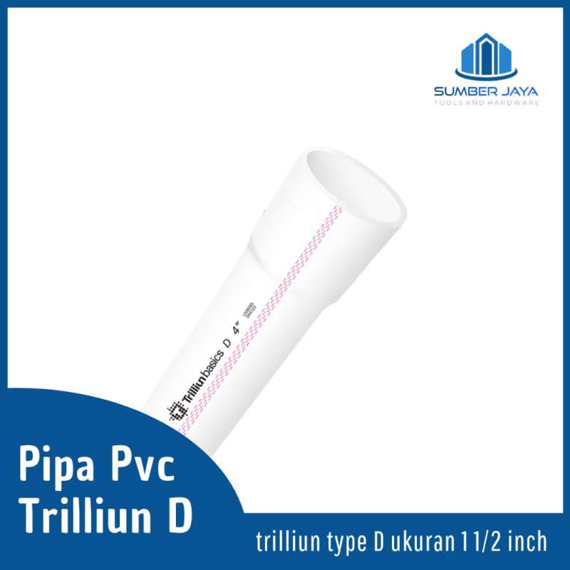 Jual Pipa Pvc Trilliun D 1 1/2 Inch - 1 Meter Di Seller Rahayu Material - Medan Satria-2, Kota ...