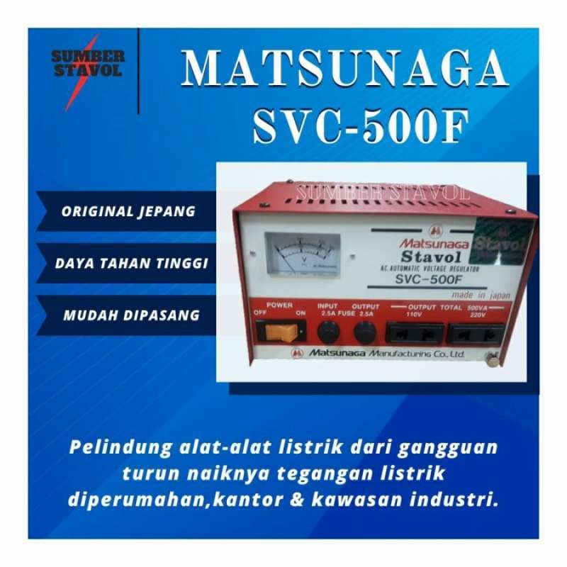 Promo Stabilizer Matsunaga Svc 500 F Made In Japan Aali Diskon 23% Di Seller Scrollbox Store ...