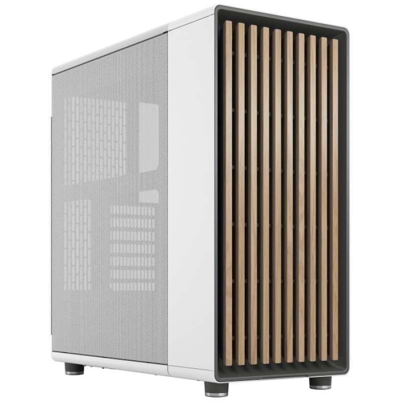 Promo Fractal North Chalk White Mid Tower Pc Case Casing Gaming Chassis ...
