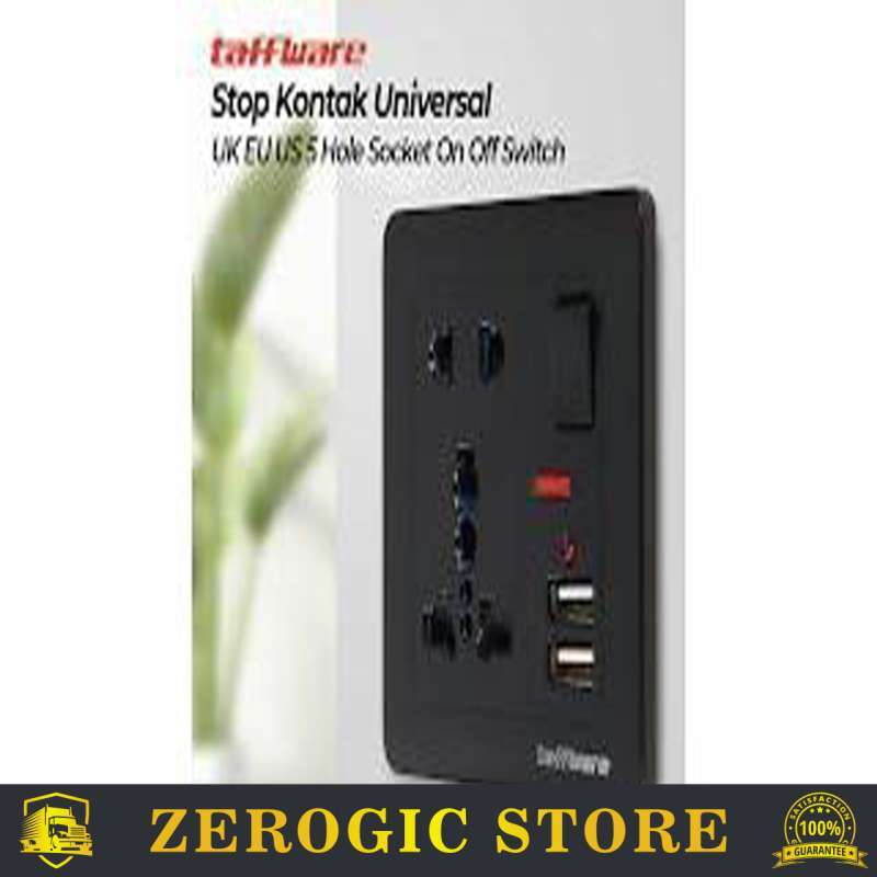 Jual Switch Stopkontak Wall Dinding Universal 5 Hole Socket Listrik ...