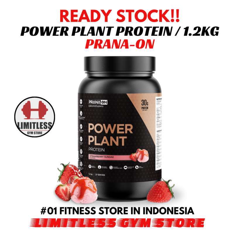 Jual Power Plant Vegan Protein 1.2kg - 1200g By Prana Lactose Gluten ...