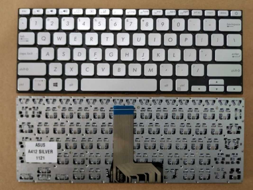 Promo Keyboard Vivobook A409 X409 X409l X409f A420 M409 On Off Silver ...