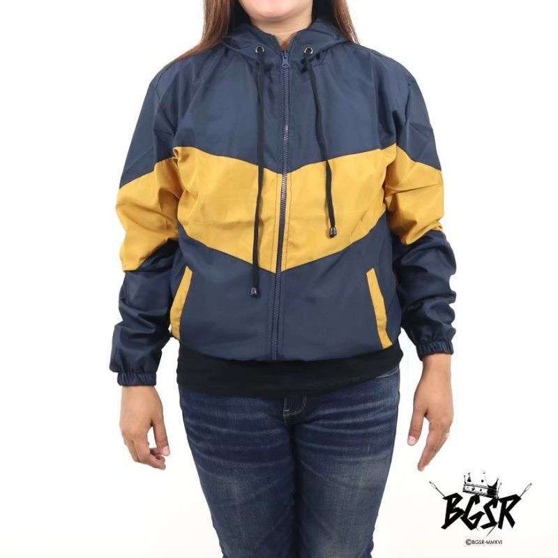 Jual Jaket Parasut Combinasi Wanita Bgsr Keren Murah Sporty Running ...