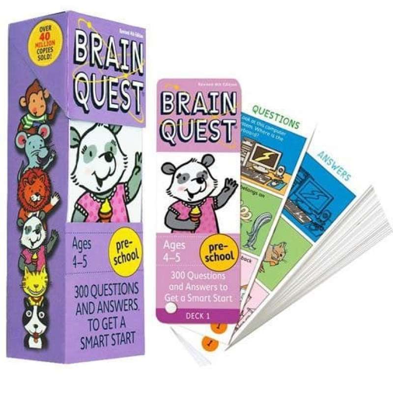 Jual Buku Edukasi Anak Brain Quest Card Deck Brainquest Question Flash ...